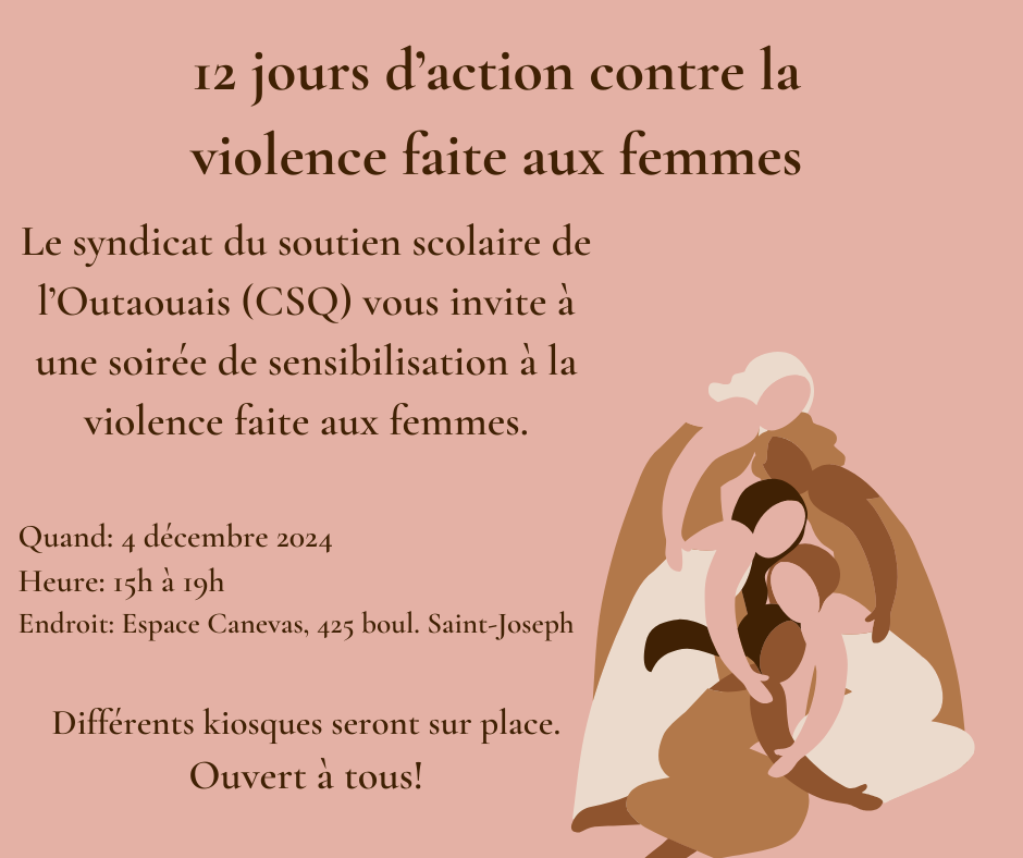 12 jours d’action contre la violence faite aux femmes | Syndicat du ...